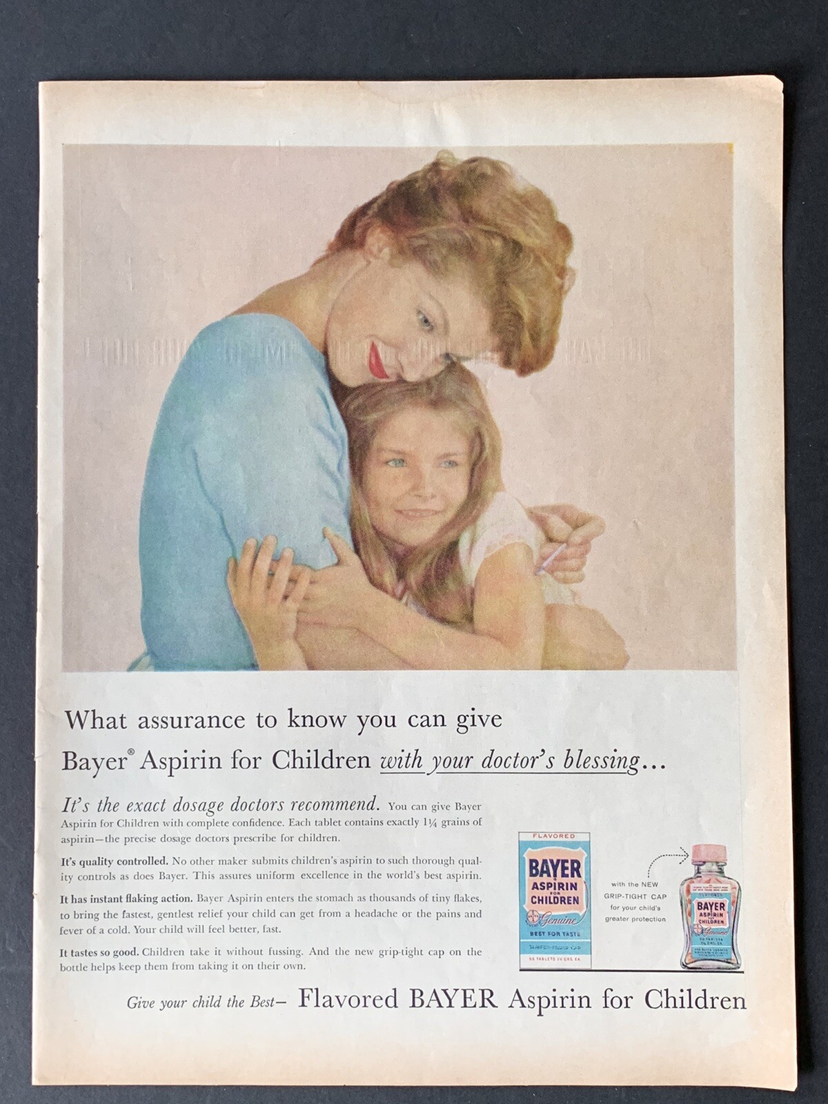 1960 Bayer Aspirin For Children Vintage Print Ad Advertisement Magazine ...