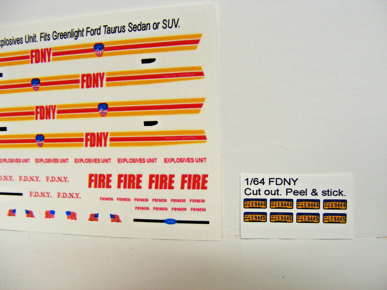 Formula 1 Stickers 1:64 Scale Black & White Water-Slide Decals For Hot ...