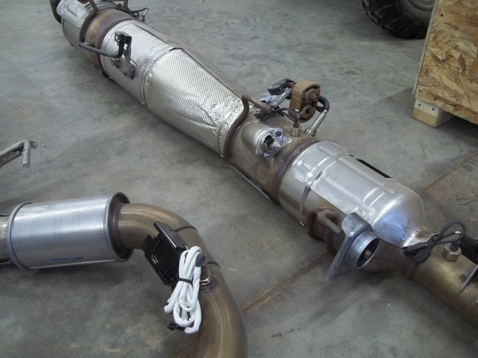 Ford diesel particulate filter, DPF, catalytic converter, exhaust ...
