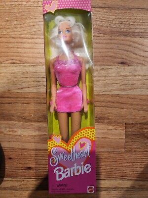 Vintage 1997 Sweetheart Barbie Doll 18608 Mattel Fashion Pink Blonde ...