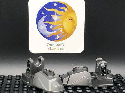 HERO FACTORY Lego Brand Foot with ball joint socket 90661 (pair) Pearl ...