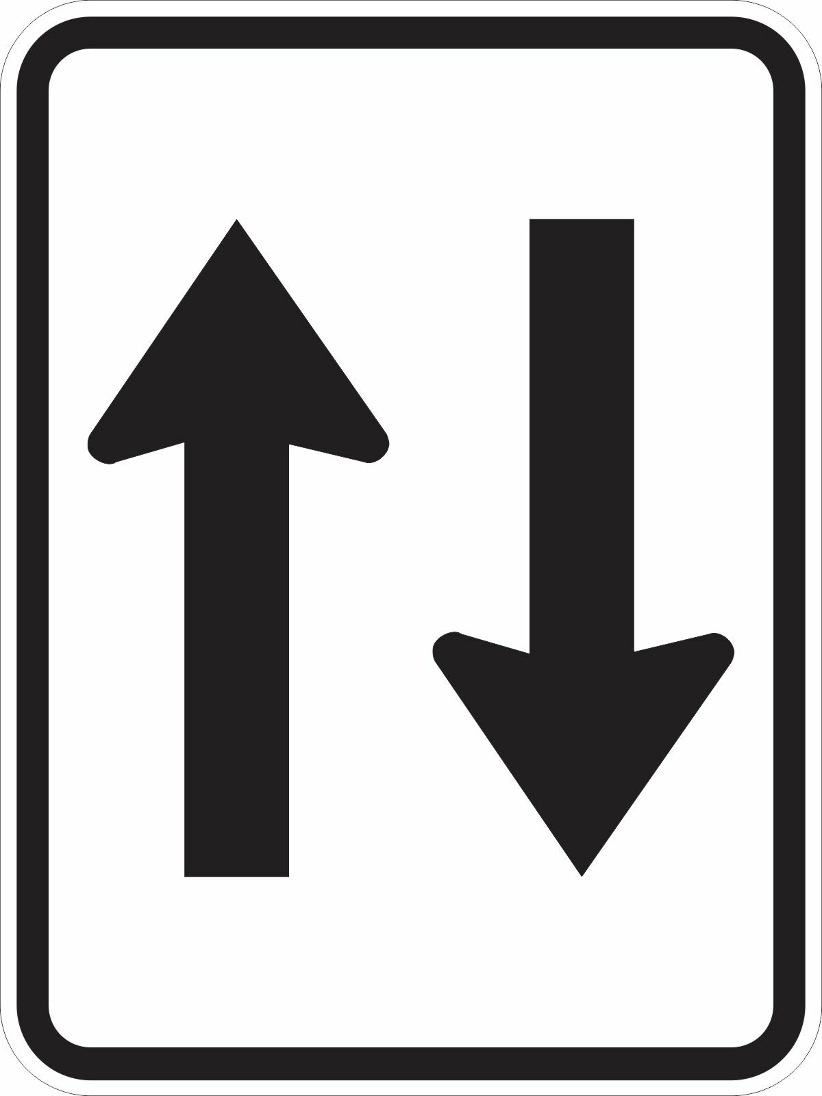 Two Way Sign | Regulatory Road Signs | eBay