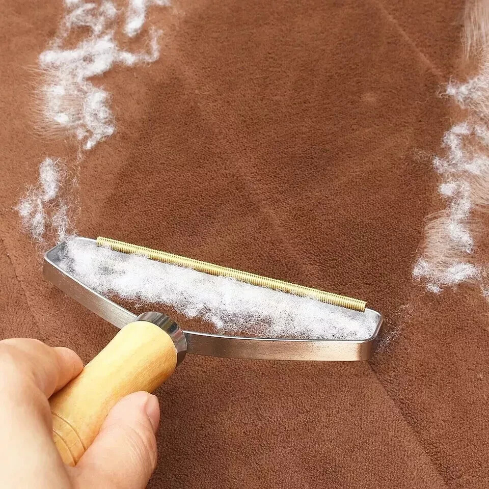 2PCS Lint Remover - Carpet Scraper Shaver, Pet Hair Remover Dog Cat Fur ...