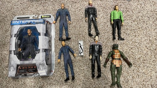 Star Trek Art Asylum Lot - Enterprise Data Kirk Gorn Picard Archer ...