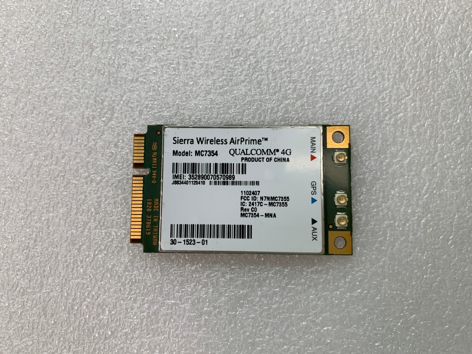 Sierra Wireless AirPrime MC7354 4G LTE GPS WWAN Mobile brandband Module ...