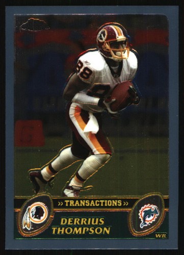2003 Topps Chrome #29 Derrius Thompson Miami Dolphins | eBay
