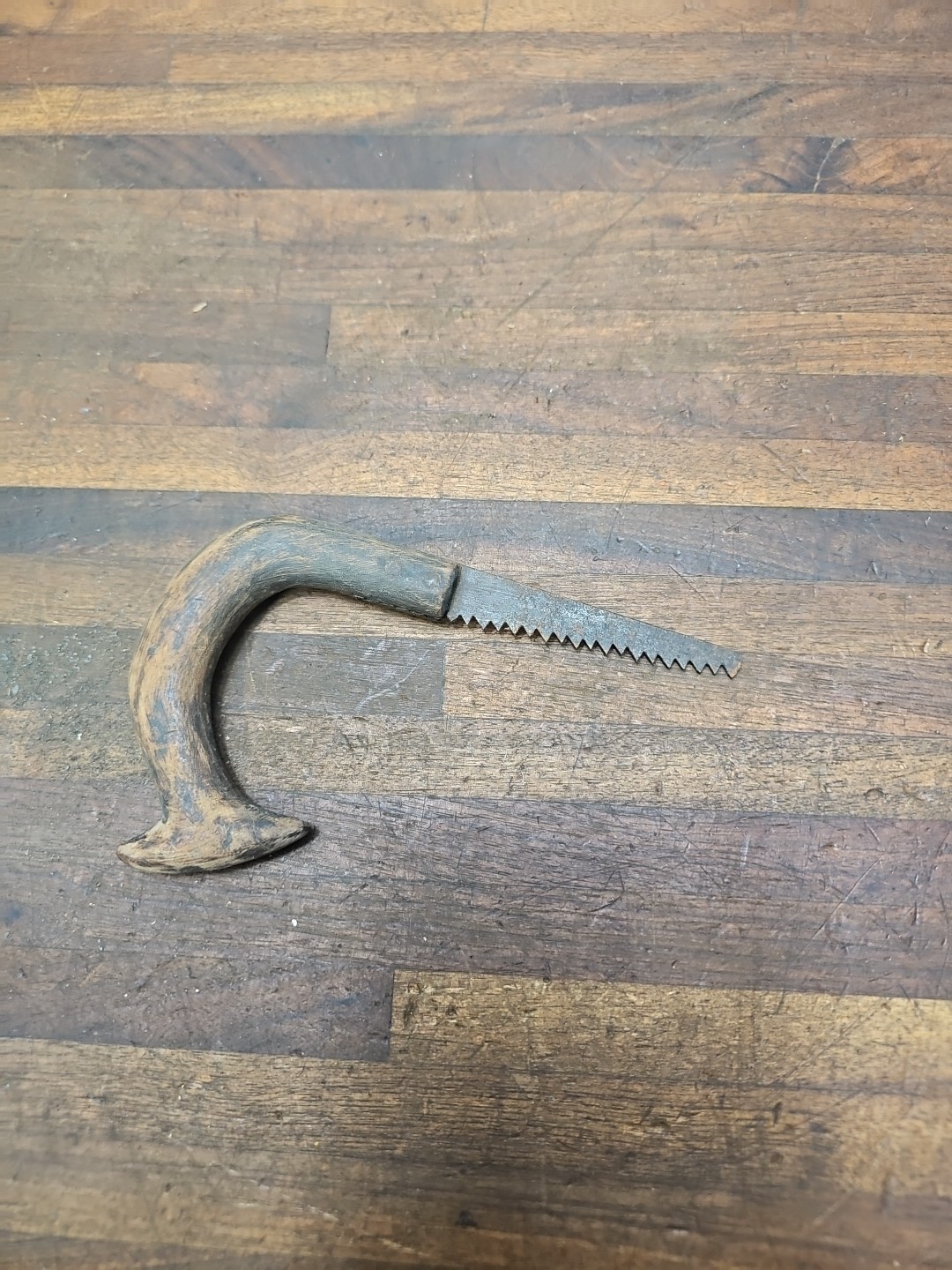 K6- Very early antique primitive small hand saw tool farm find | eBay