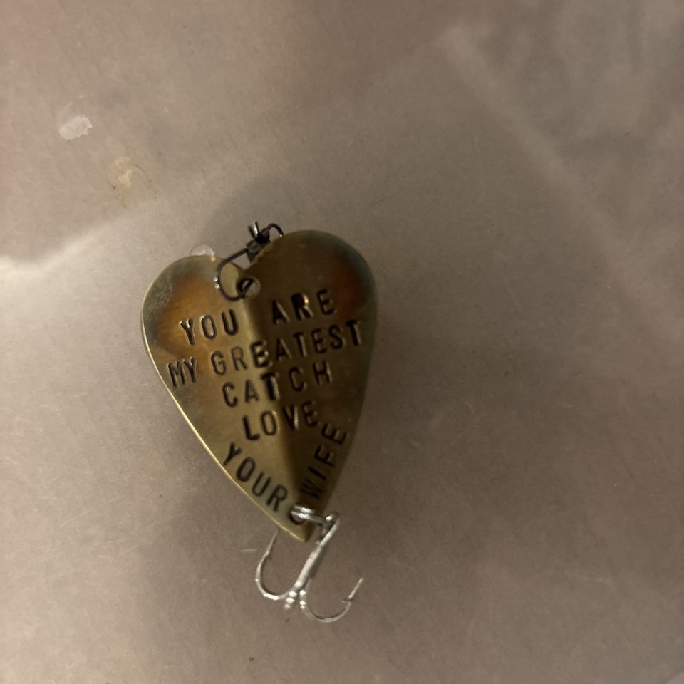 Vintage Fishing Lure You Are My Greatest Catch Love Your Wife | eBay