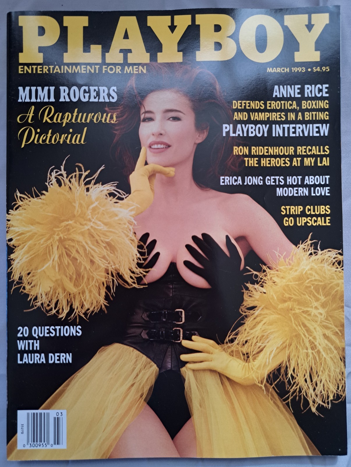 Playboy Magazine March 1993 Mimi Rogers Cover Anne Rice Interview 8892