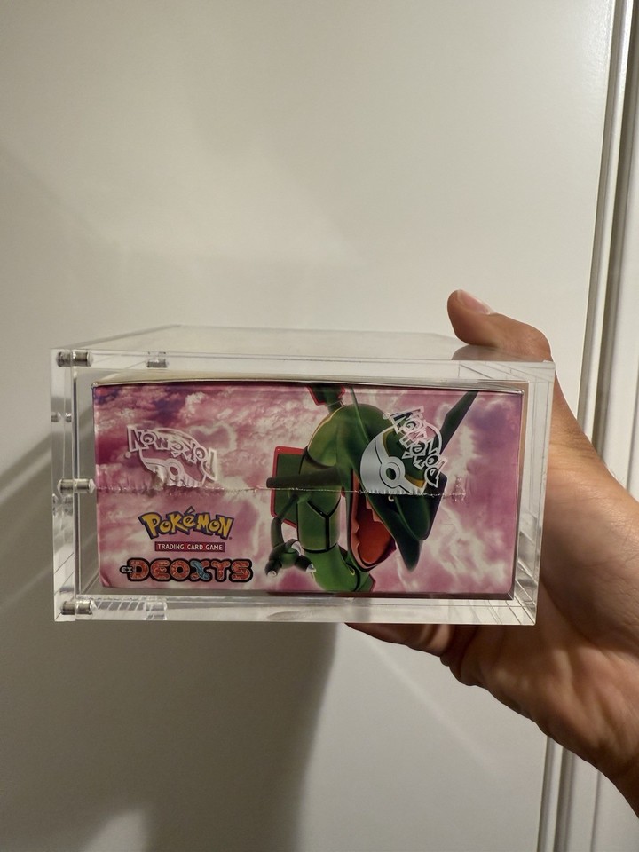Vintage 2005 Pokémon EX Deoxys Booster Box Sealed Gold Star Rayquaza ...