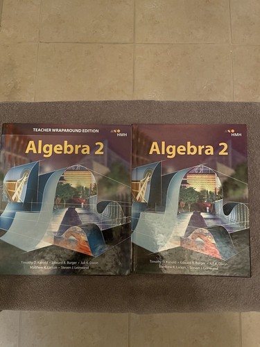 HMH Algebra 2 student textbook and Teacher Wraparound Edition | eBay
