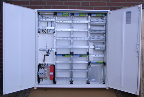 Hager ZB34S 1-2 Zähler + 1-2 Verteiler wählbar mit APZ-Feld ...