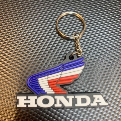 Collectables Key Chain HONDA Rubber classic Motorcycle Wing Keychain ...