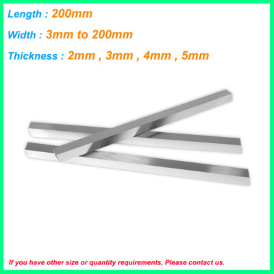 HSS Steel Flat Square Bar Strip Length 200mm HRC62 Weld Mould Tool thk ...