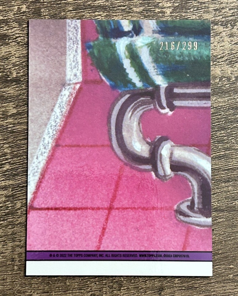 2022 Garbage Pail Kids Series 5 Green Refractor /299 Jean Machine 186b ...