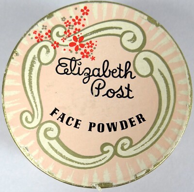 Vtg MakeUp Elizabeth Post Face Powder 1950s Triple Silk Brunette 2.75 ...