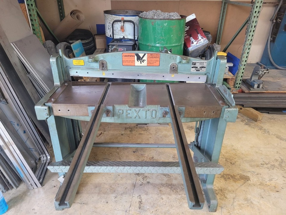 Pexto Sheet Metal Stomp Shear Jump Shear w/Backgage Model 137-K (16 ...
