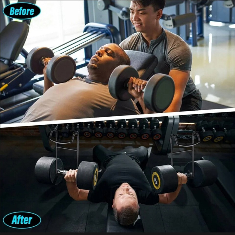 Dumbbell Rack Attachments PURATEN Dumbbell Spotter Hooks - Heavy Duty ...