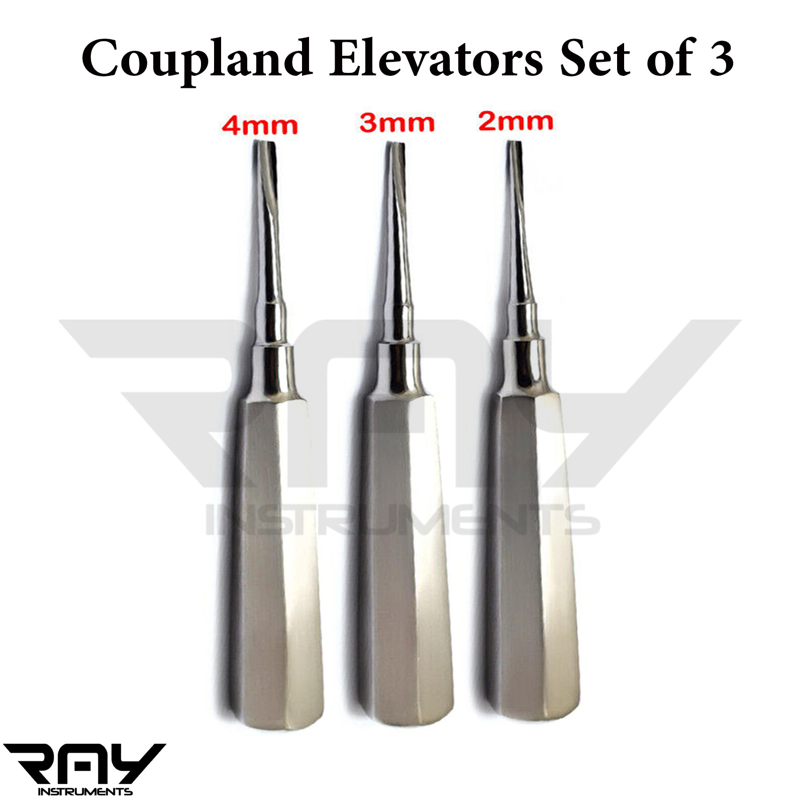 Dental Elevators Coupland Root Tooth Extracting Extraction Surgical Instruments | eBay