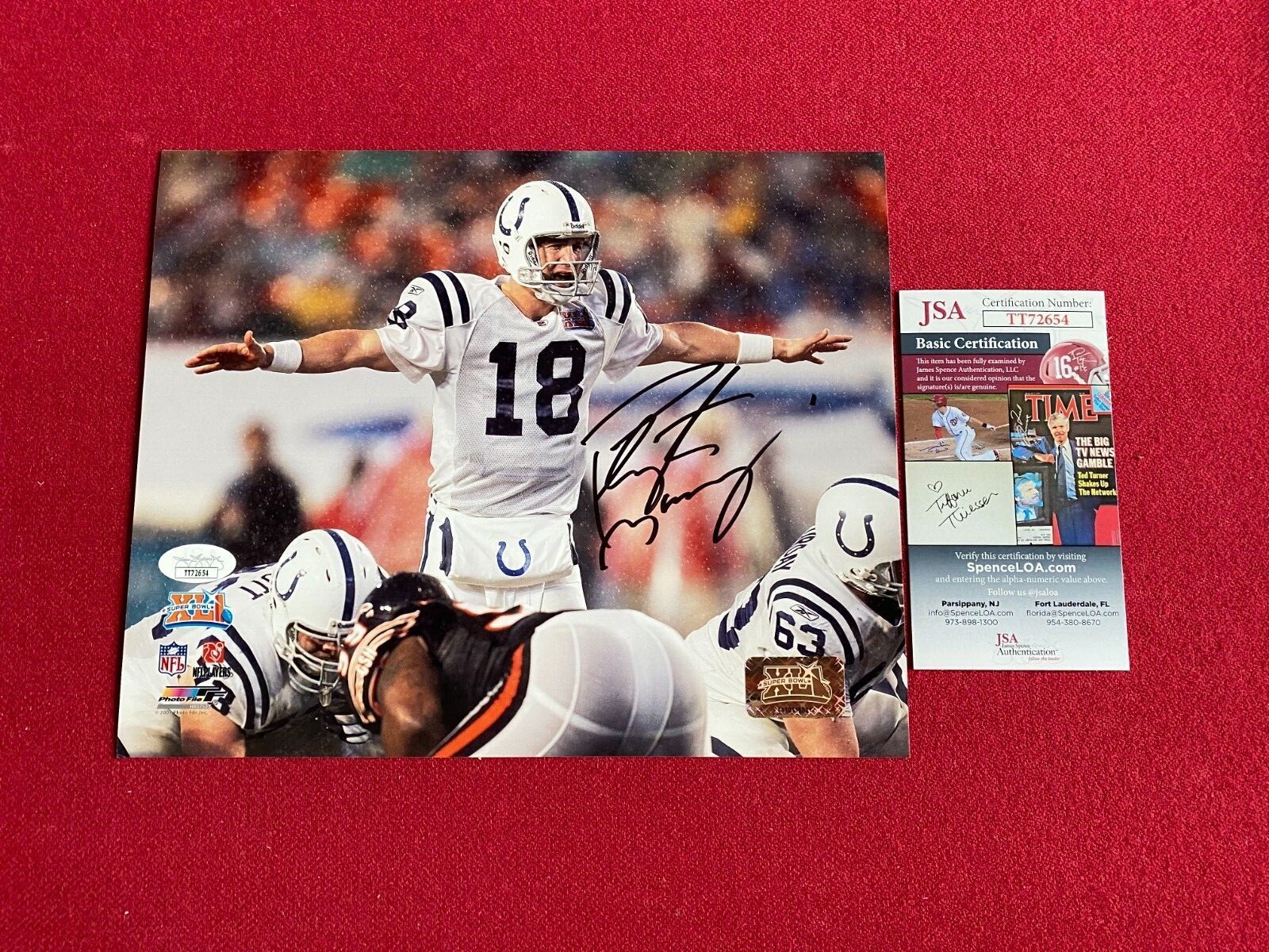 Peyton Manning | Autographed Football Memorabilia & NFL Merchandise