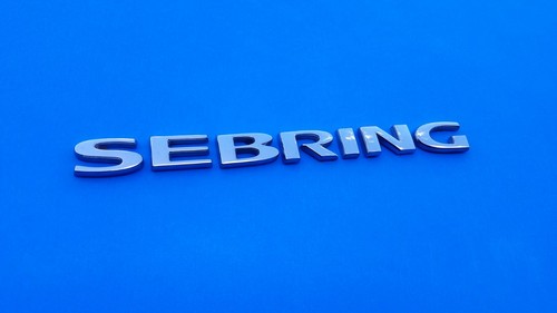 07 08 09 10 CHRYSLER SEBRING REAR GATE LID EMBLEM LOGO BADGE USED ...