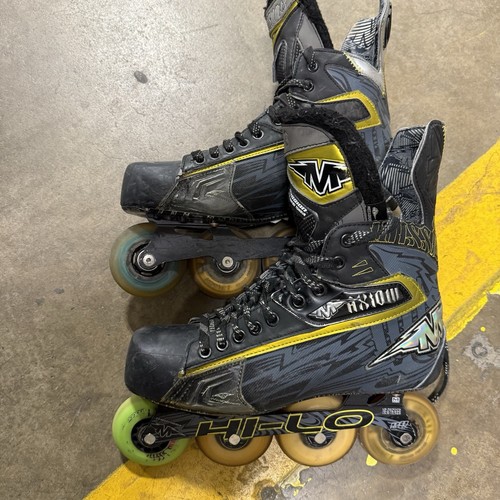 Mission Axiom T8 Inline Skates – Senior Size Roller Hockey Blades Shoe ...