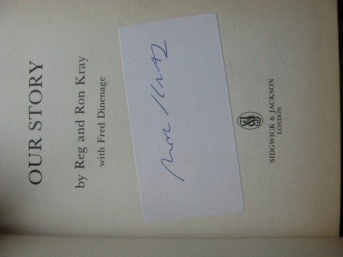 Our Story - hardcover Kray, Reg & Ron (with Dinenage, Fred) | eBay