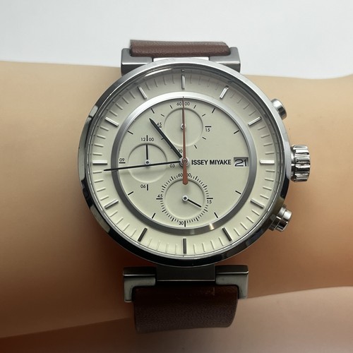 Seiko Issey Miyake W By Satoshi Wada Mens SS Quartz Watch SILAY004 From ...