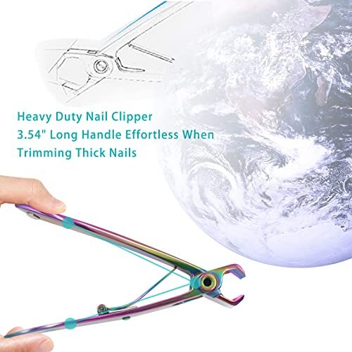 Extra Large Heavy Duty Toe Nail Clippers for Thick Nails with Nail File ...