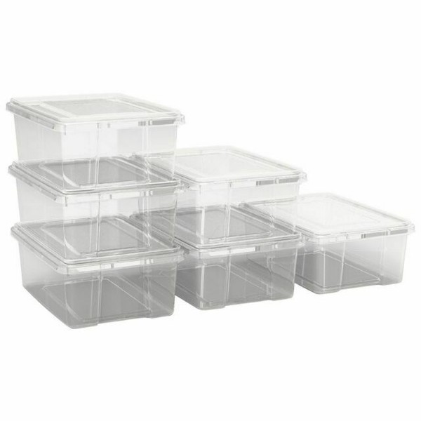 EZY Storage 10l Storage Containers 6 Pack Clear for sale online | eBay