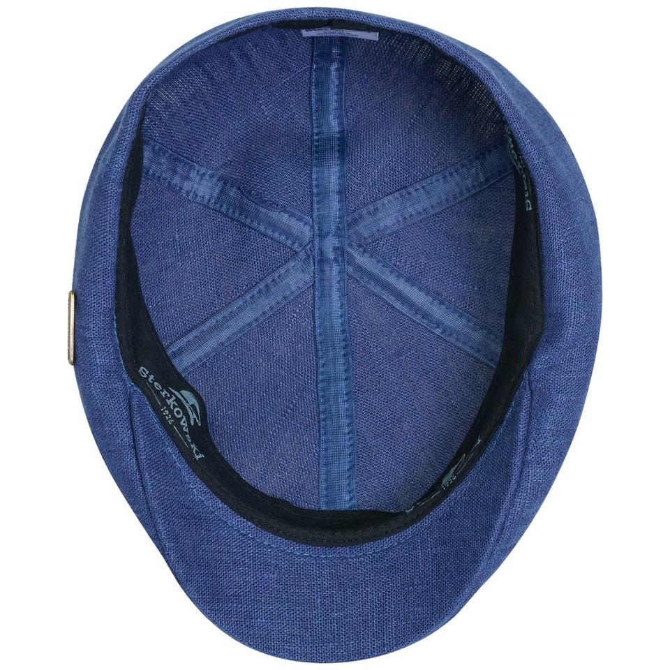 Sterkowski RUSTY Linen Summer Flat Cap Breathable Duckbill Newsboy Ivy ...