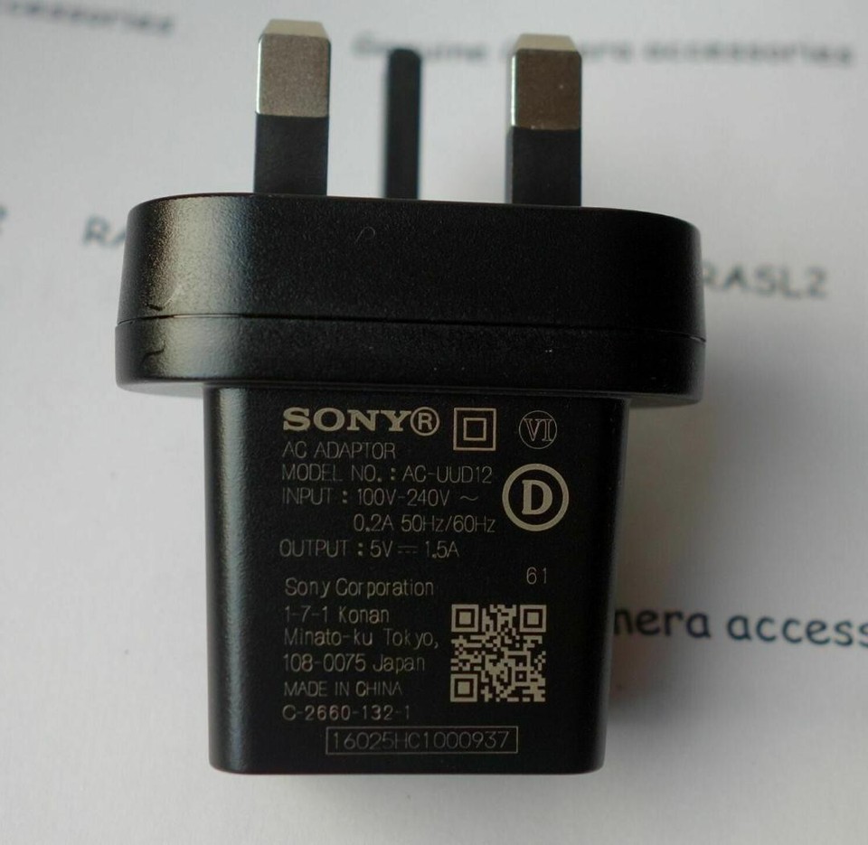Genuine Sony AC-UUD12 AC Adaptor for DPT-RP1 DPTA-RS1 DPT-S1 | eBay UK