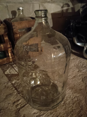 Vintage 5 Gallon Glass Jug Carboy & Crate | eBay