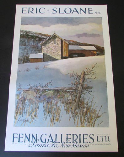 Rare Eric Sloane Barn Print Fenn Galleries Santa Fe 1980 | eBay