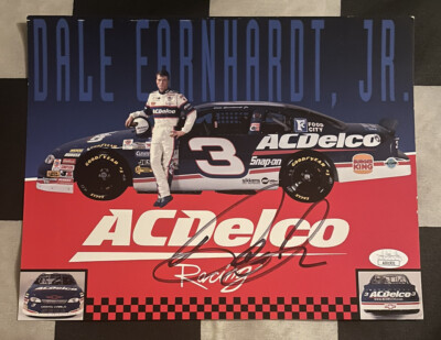 Autographed Dale Earnhardt Jr. #3 1998 ACDelco 8x10 Hero Card JSA ...