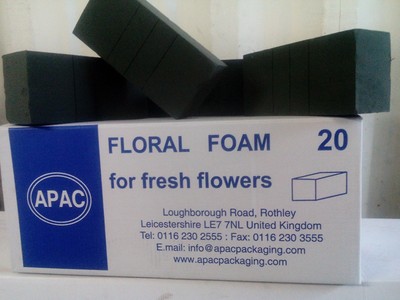 Apac Floral Wet Foam Block Brick Florist Craft Oasis Alternative | eBay UK