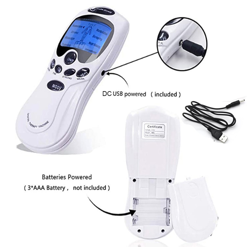 Electric Shock Electric Set Estim Pulse Device with 5 in 1 Connector ...
