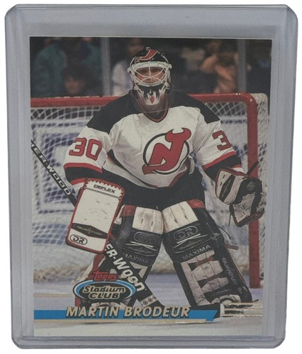Martin Brodeur 1993-94 Topps Stadium Club NHL Hockey Card New Jersey ...