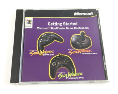 Microsoft Sidewinder Game Controllers "Getting Started" Software ...