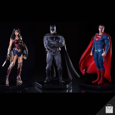 Iron Studios Superman Batman Wonder Woman BVS Trinity Statues Figures V ...