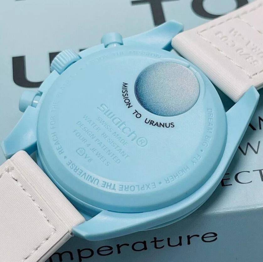 NEW Swatch x Omega Moonswatch Mission To The Uranus Watch - With Box | eBay