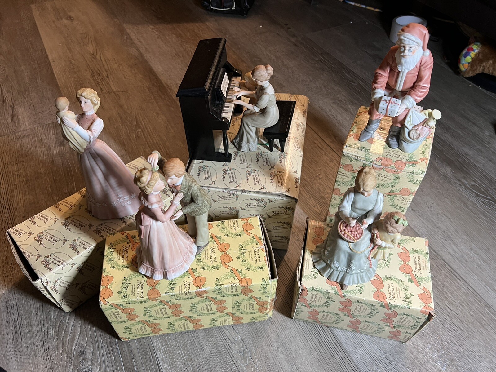 treasured memories hand crafted porcelains lot of 5 | eBay