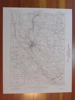 Meadville Pennsylvania 1950 Original Vintage USGS Topo Map | eBay