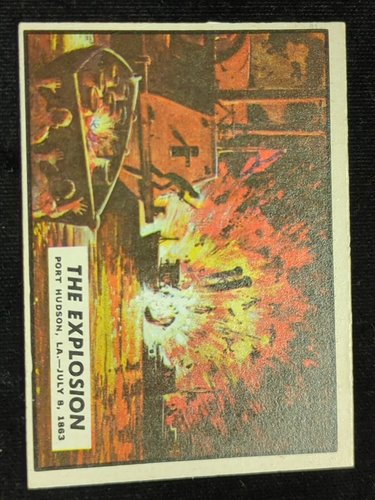 1962 Topps Civil War News The Explosion #49 Nice Condition | eBay