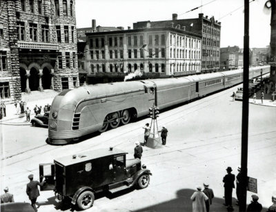 Steam Locomotive New York Central photo Mercury Streamline Train ...