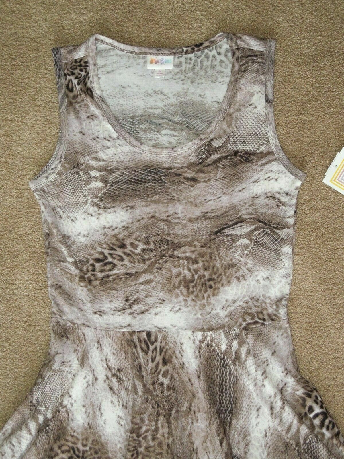 LuLaRoe Nicki Dress Medium ~ LEOPARD & SNAKESKIN Animal Print ~ RARE | eBay