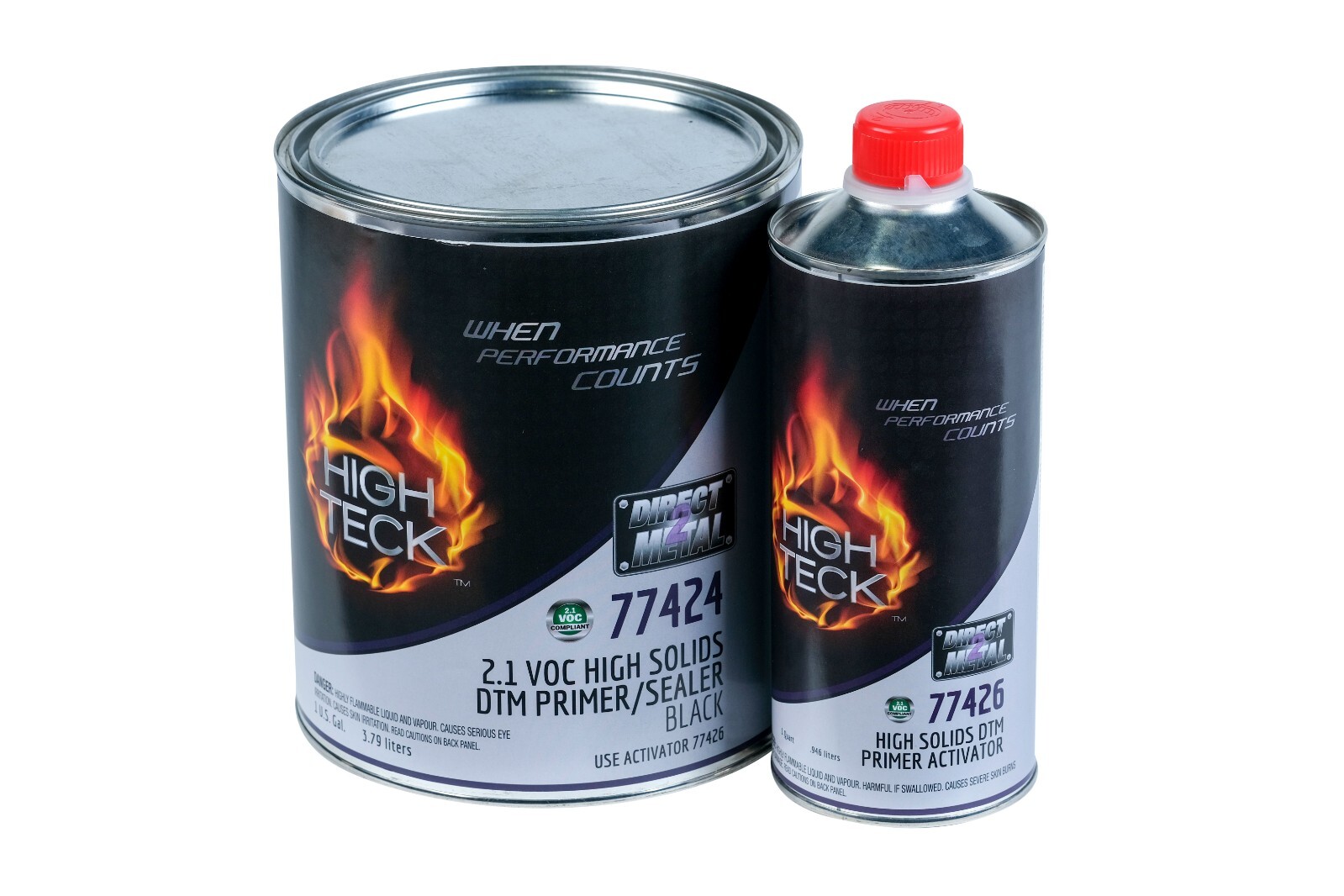 High Teck HB Primer/Sealer, Gal or Qt Kit Gray, White Gray Black 2.1 lb ...