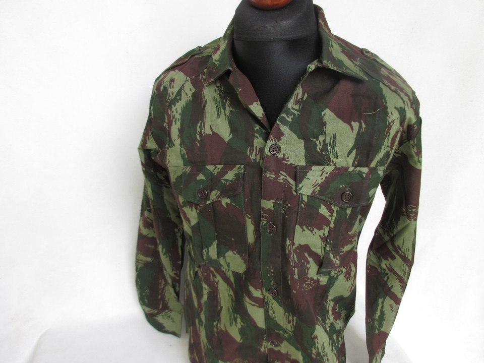 French Legion Army Para Indochina Lizard Camo Field Shirt M-47 | eBay UK