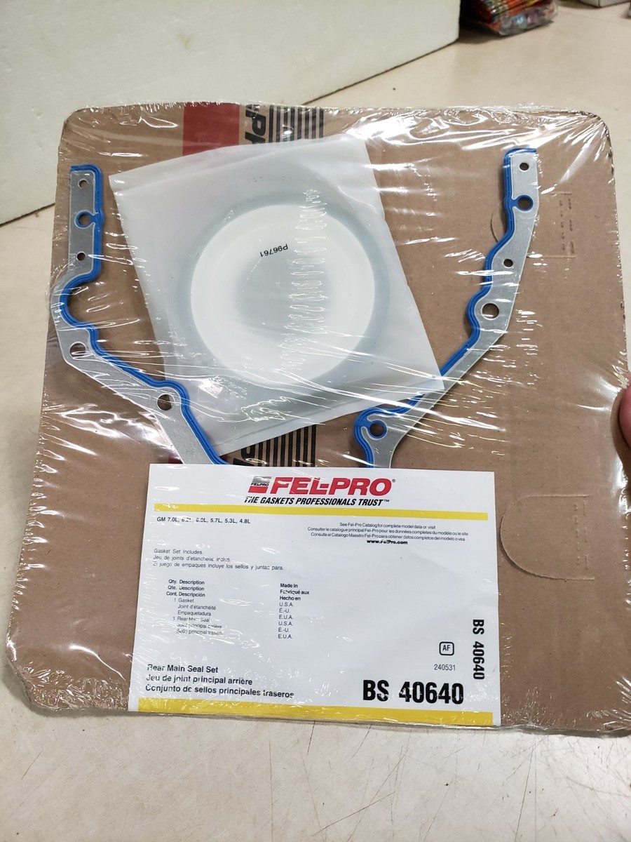 FEL-PRO BS 40186 Engine Crankshaft Seal Dodge Ram FEL-PRO BS 40186 Rear ...
