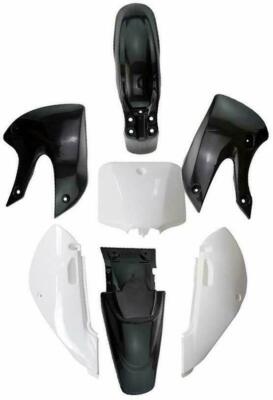 Black Plastics Fender Kit For Kawasaki KLX110 KX65 Suzukii DRZ110 RM65 ...